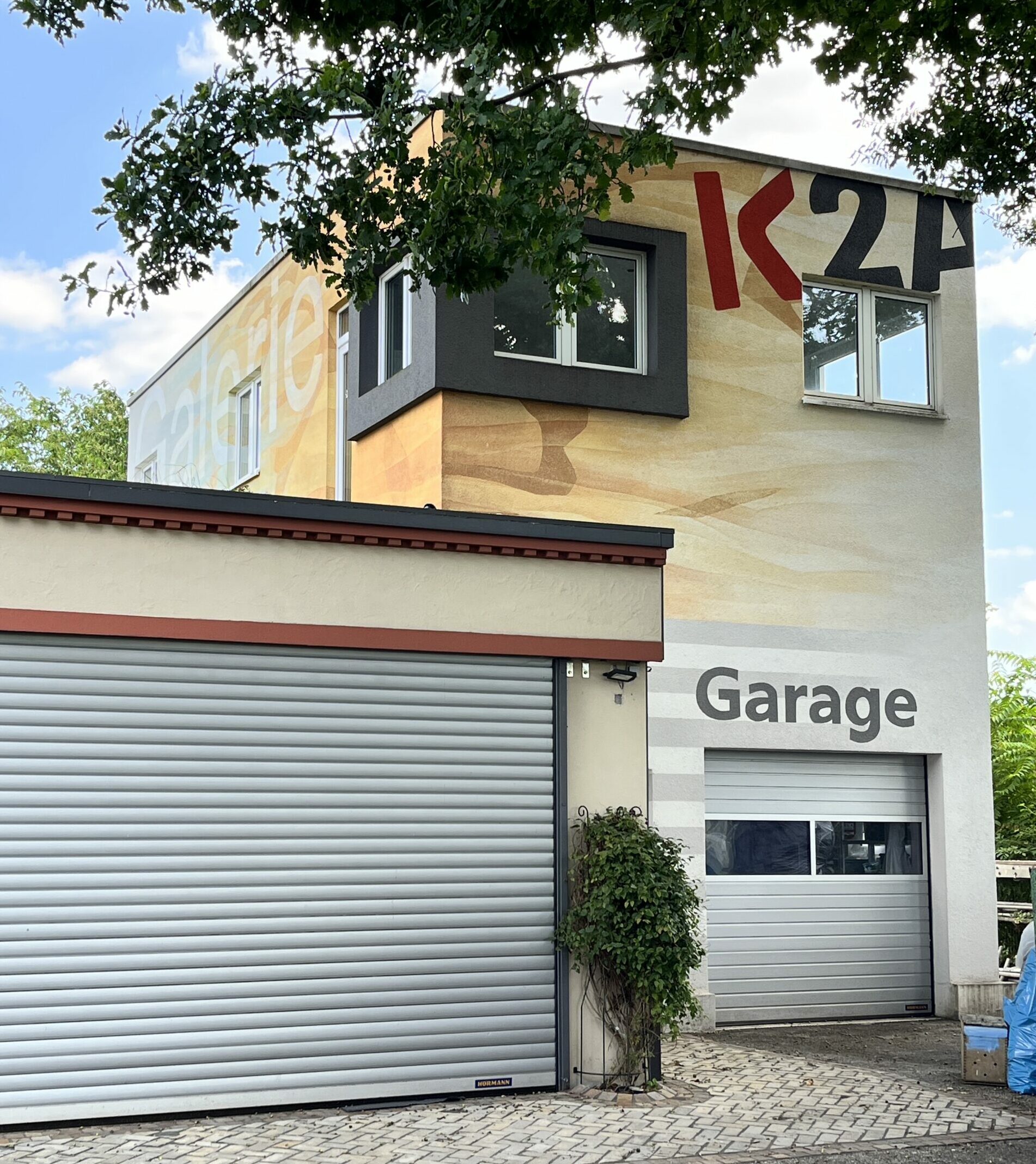 Fassaden - K2A Garage und Galerie Baumhaus - Malermeister Kloke