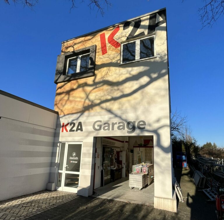 Fassaden - K2A Garage und Galerie Baumhaus - Malermeister Kloke